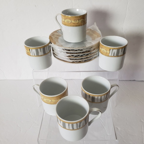 Alpine Cuisine | Dining | Alpine Cuisine 2 Pc Coffee Set Fine Porcelain ...